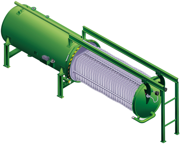 Horizontal Pressure Leaf Filter from Chinese manufacturer